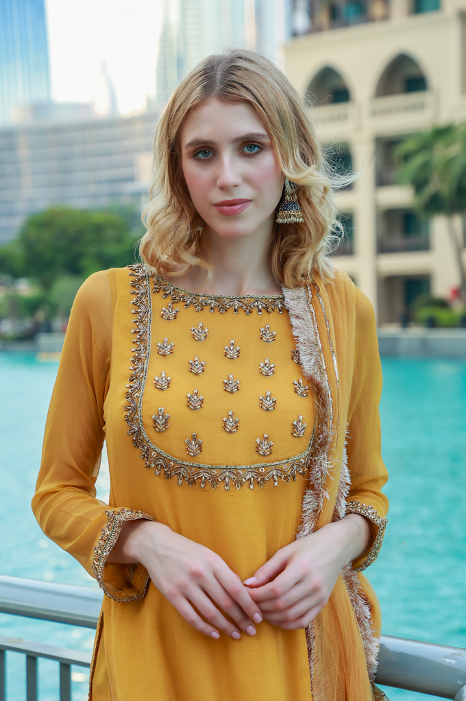 Z-278 Mustard – KHUDA BAKSH CREATIONS