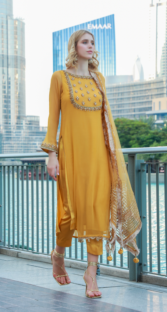 Z-278 Mustard – KHUDA BAKSH CREATIONS
